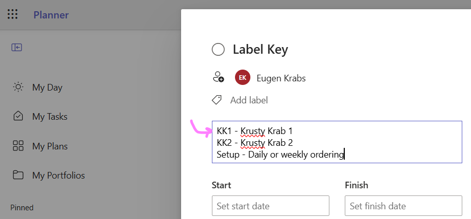 Read this before using labels in Microsoft Planner